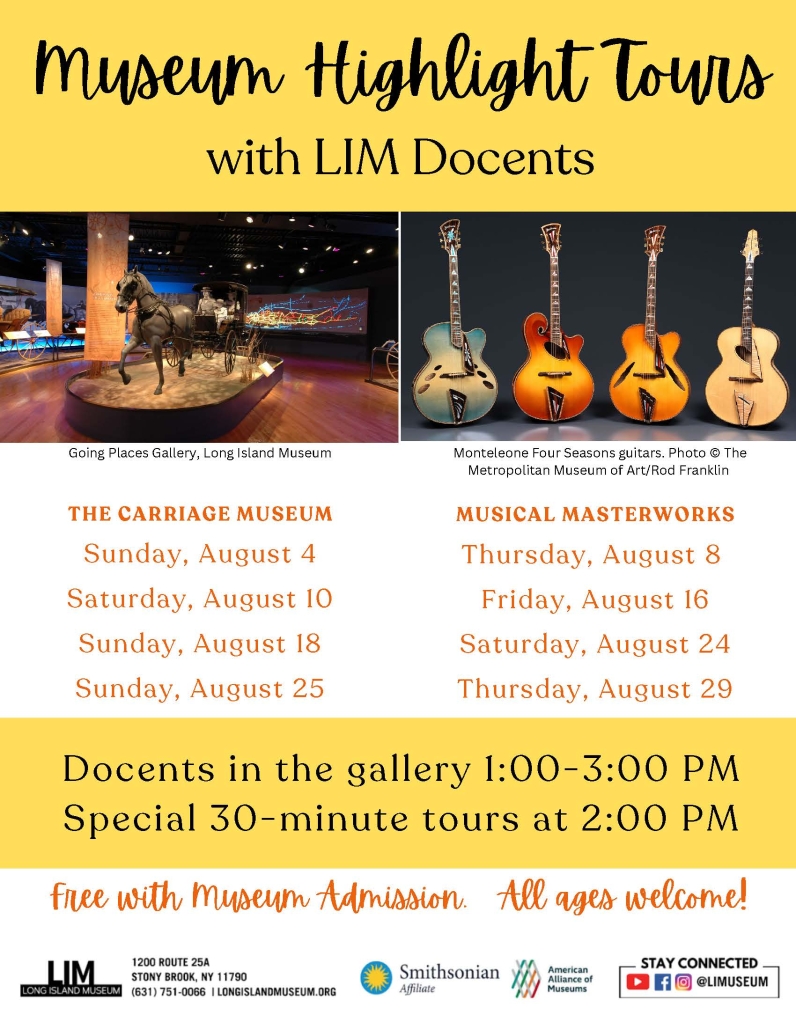 Docent Tours – The Long Island Museum