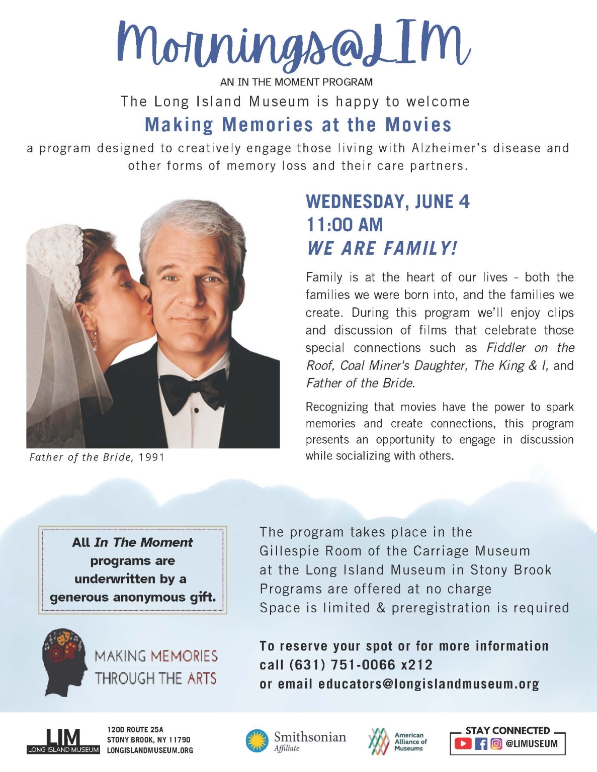 Mornings@LIM – We Are Family! – The Long Island Museum